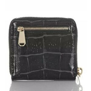 Brahmin | Bags | Nwt Brahmin Mini Suri Black Veil Leather Wallet | Poshmark